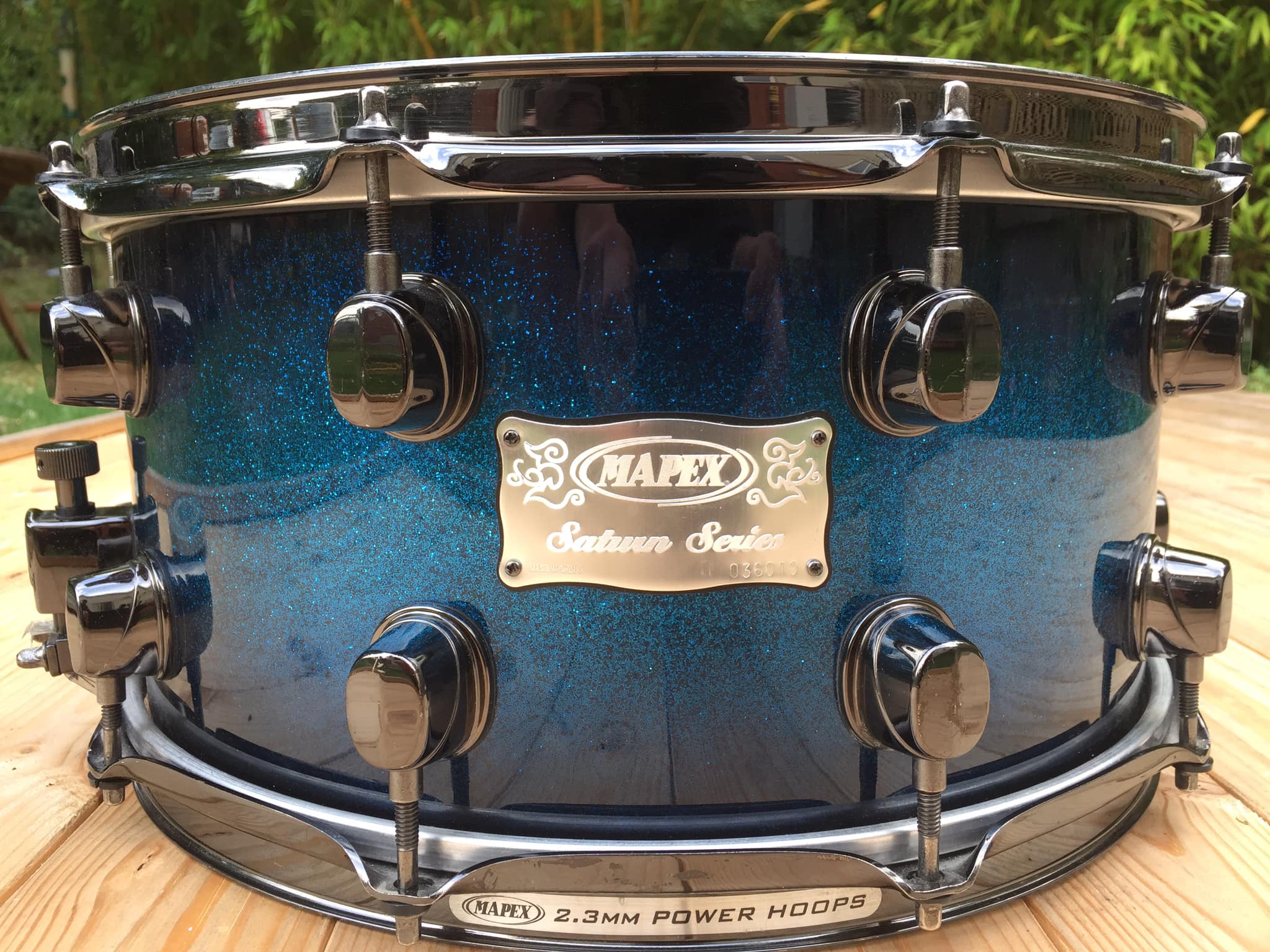 14 x 7 Saturn - Blue Galaxy Sparkle Burst - Mapex Black Panther Archive